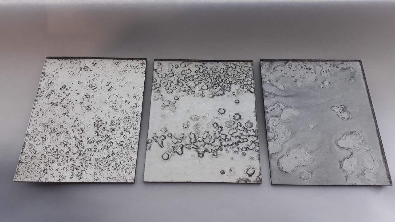 Antique Mirror Samples - 150 x 100mm, various styles – Glass Station